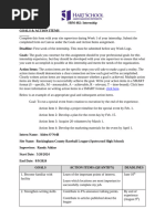 Internships Work Plan Template | PDF | Computing | Social Psychology