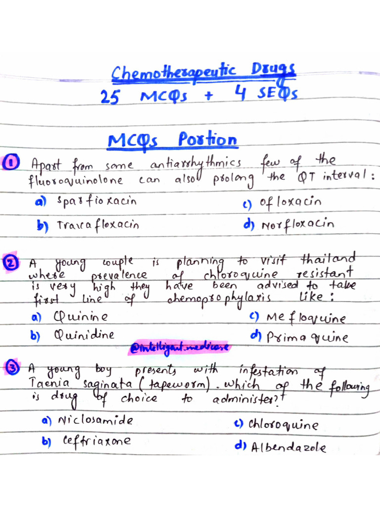 Chemotherapeutic Drugs | PDF
