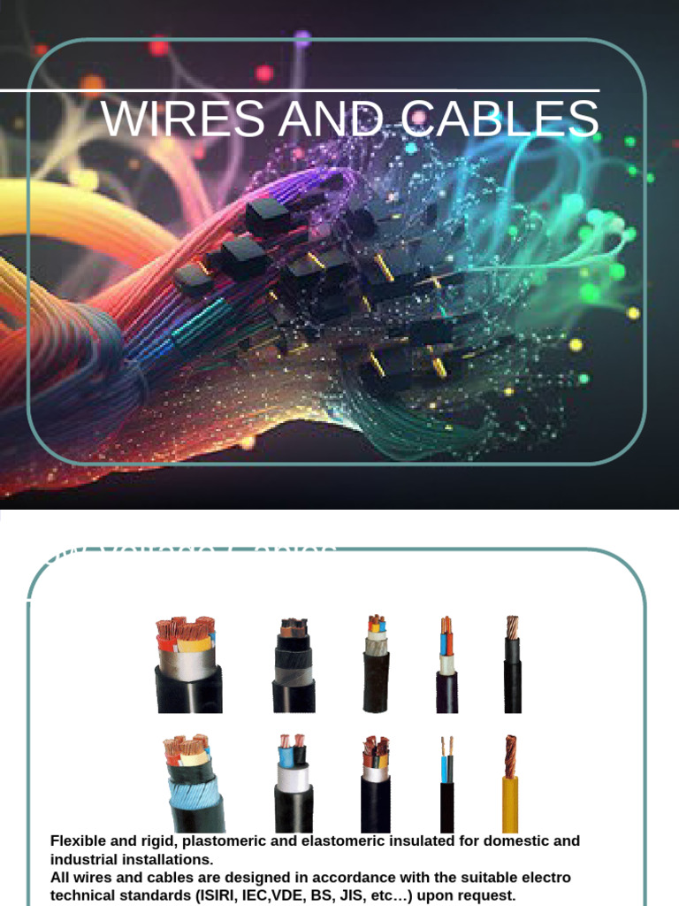Wires and Cables | PDF | Wire | Electrical Wiring
