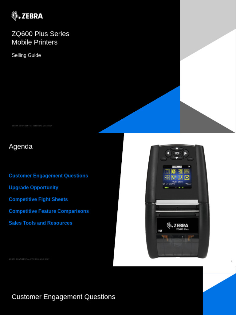 Zebra - ZQ600-series-guide-selling-en-us | PDF | Ieee 802.11 | Printer (Computing)