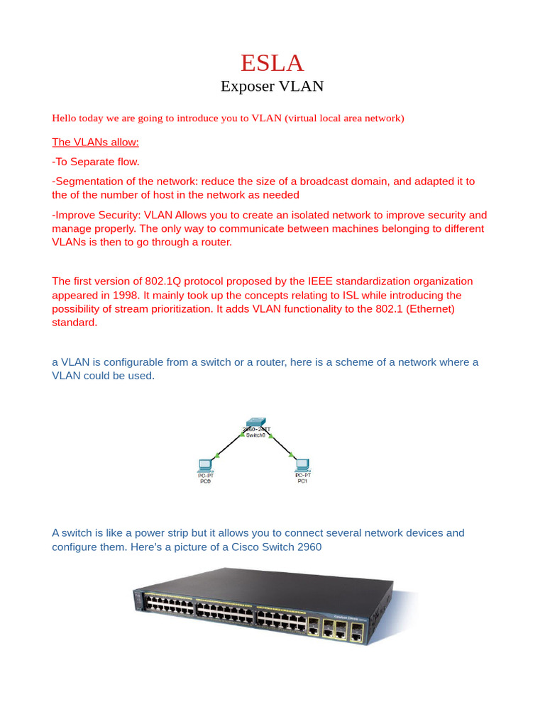 VLAN | PDF