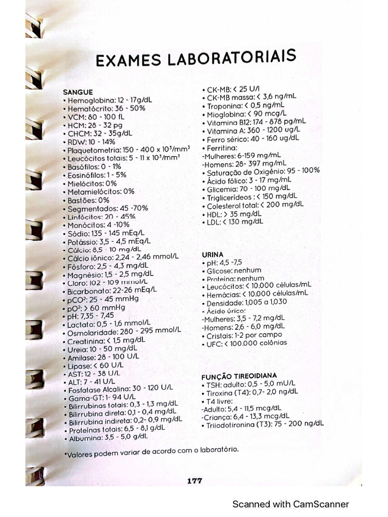 EXAMES LABORATORIAIS | PDF