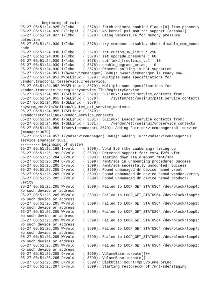 logcat_csc_update_log | PDF | Software | Computing