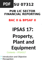 IPSAS 17 - Property, Plant and Equipment | PDF | Depreciation | Valuation (Finance)
