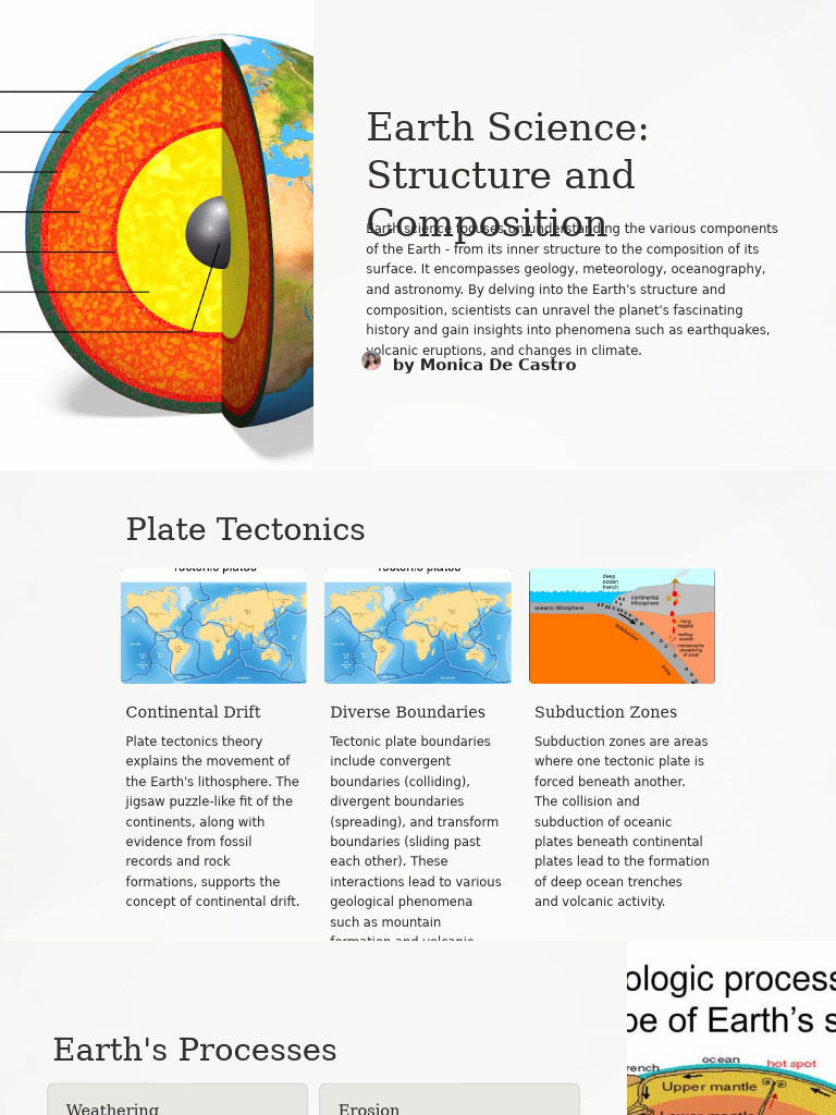 3 - Earth Science Structure and Composition | PDF | Earth Sciences ...