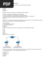 CCNA 9TUT - New Questions Part 5 6 and 7 | PDF | Computer Network | Internet Protocols