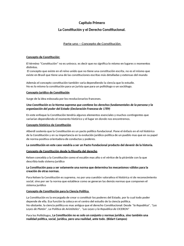 Conceptos Multidisciplinarios de Constitución | PDF | Constitución | Ley constitucional