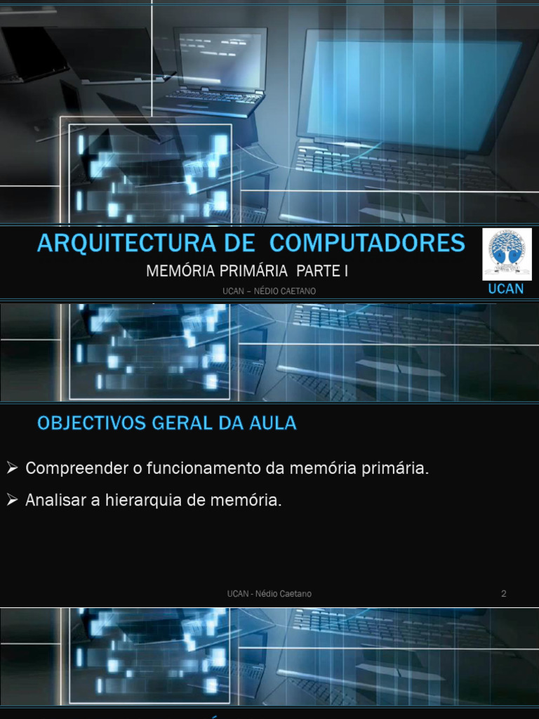 AULA 9- MEMÓRIA PRIMÁRIA PARTE 1 | PDF | Armazenamento de dados de ...