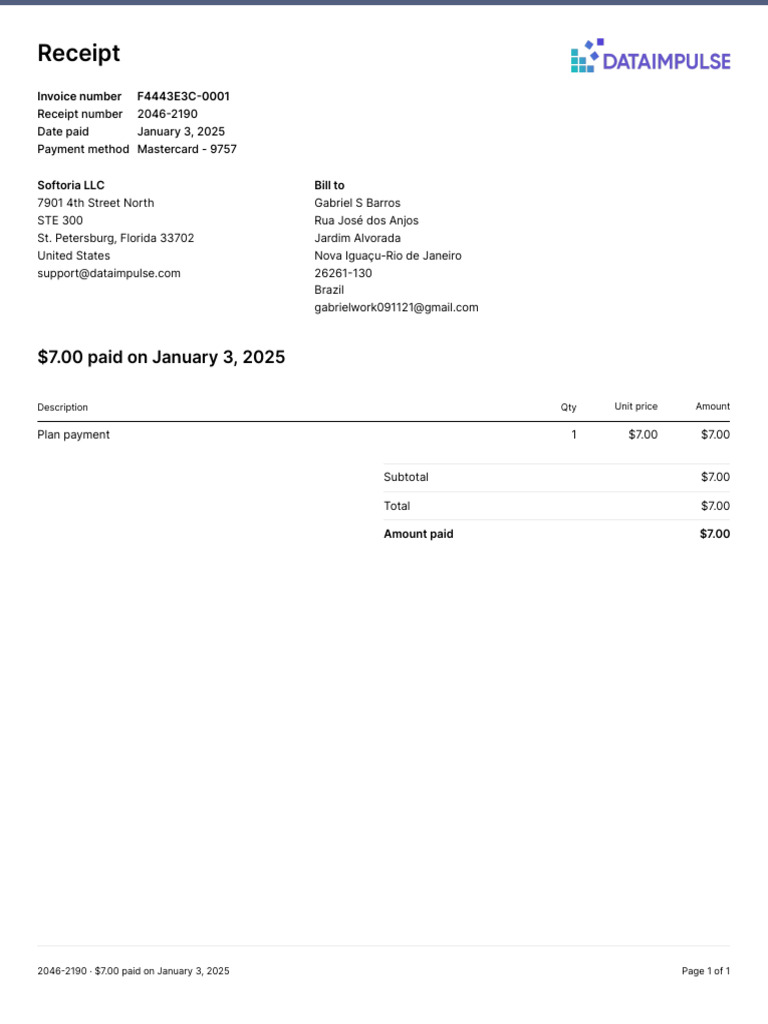 Receipt 2046 2190 | PDF