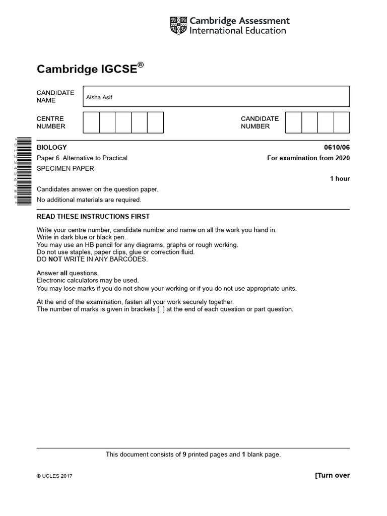 0610 Y20 ATP 2 | PDF | Catalase | Leaf