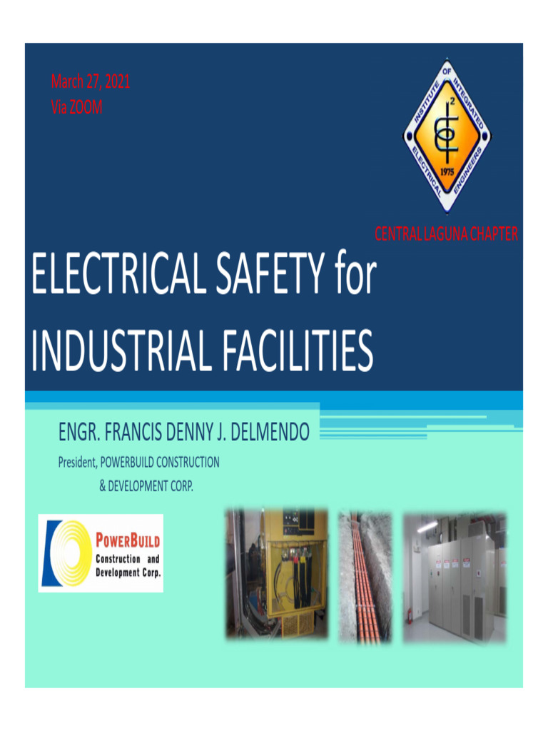 FJD CLC Electrical Safety For Ind Facilitiesv2.0 | PDF | Electrical ...