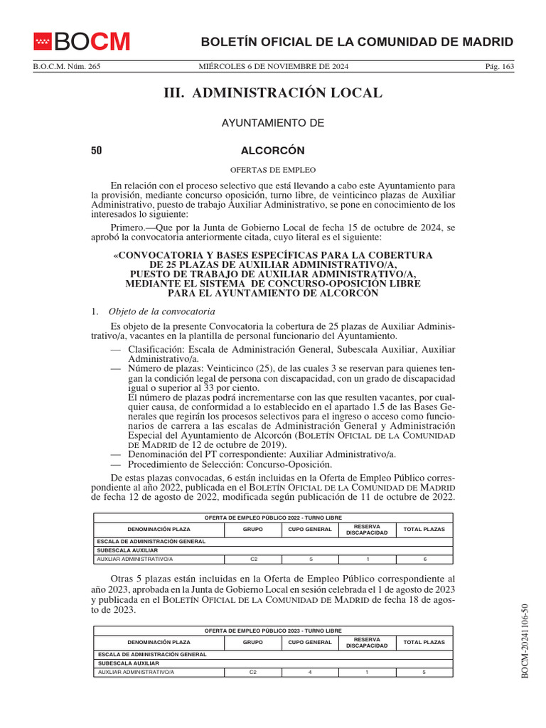 Bases Alcorcón | PDF | Gobierno | Gobernancia