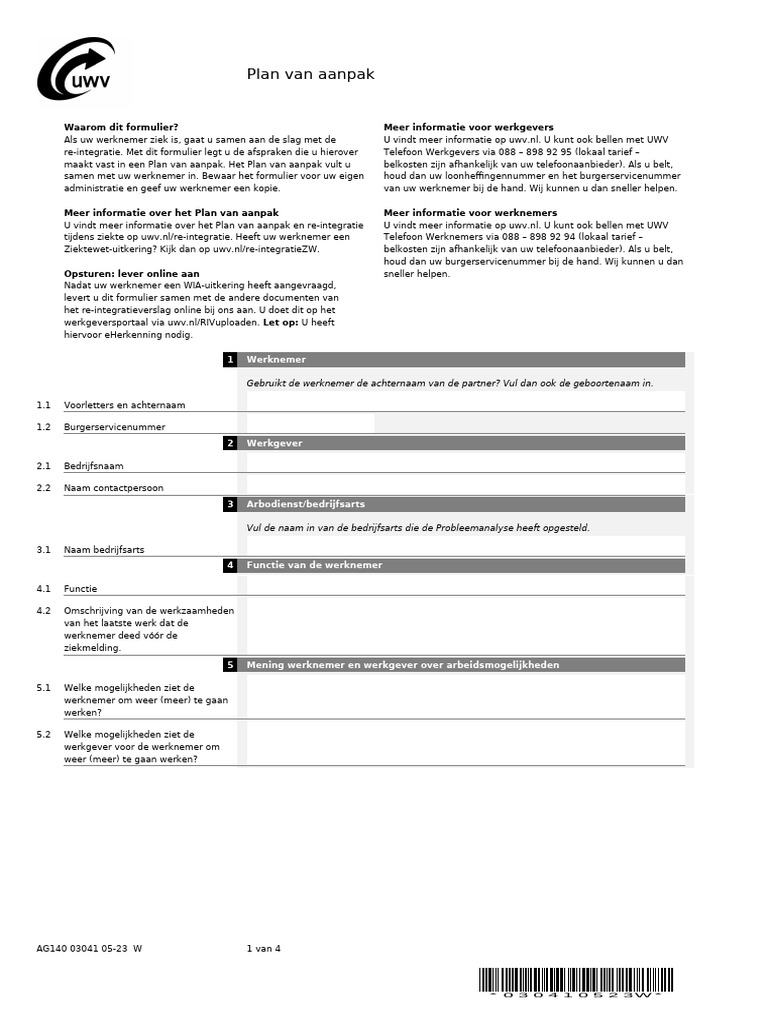 Plan Van Aanpak - tcm94 458712 | PDF