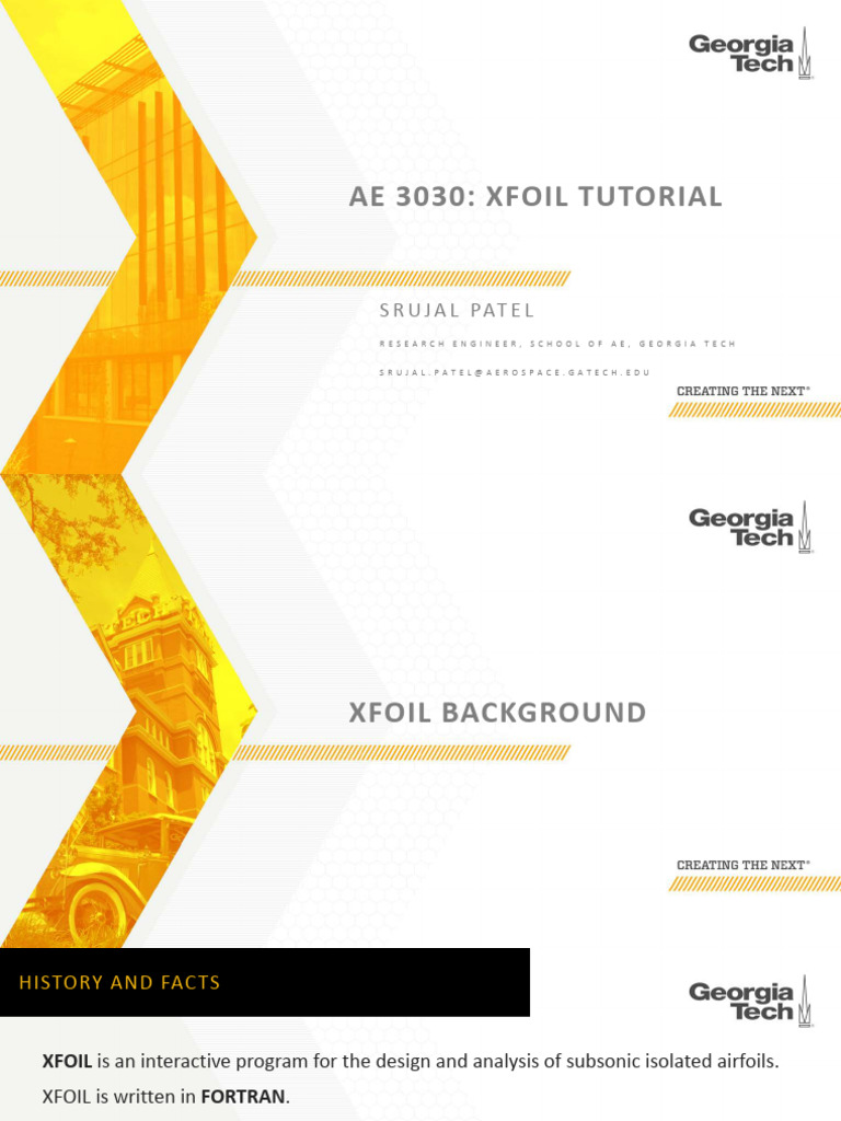 XFOIL Tutorial for Airfoil Analysis | PDF | Airfoil | Aerodynamics