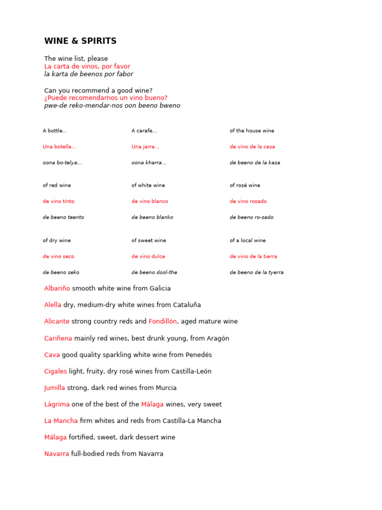 WINE | PDF | Wine Grape Varieties | Alcoholic Drinks