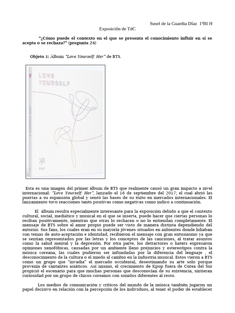 Exposición de TdC. | PDF