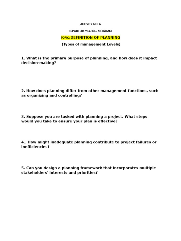 Activity No. 6 | PDF