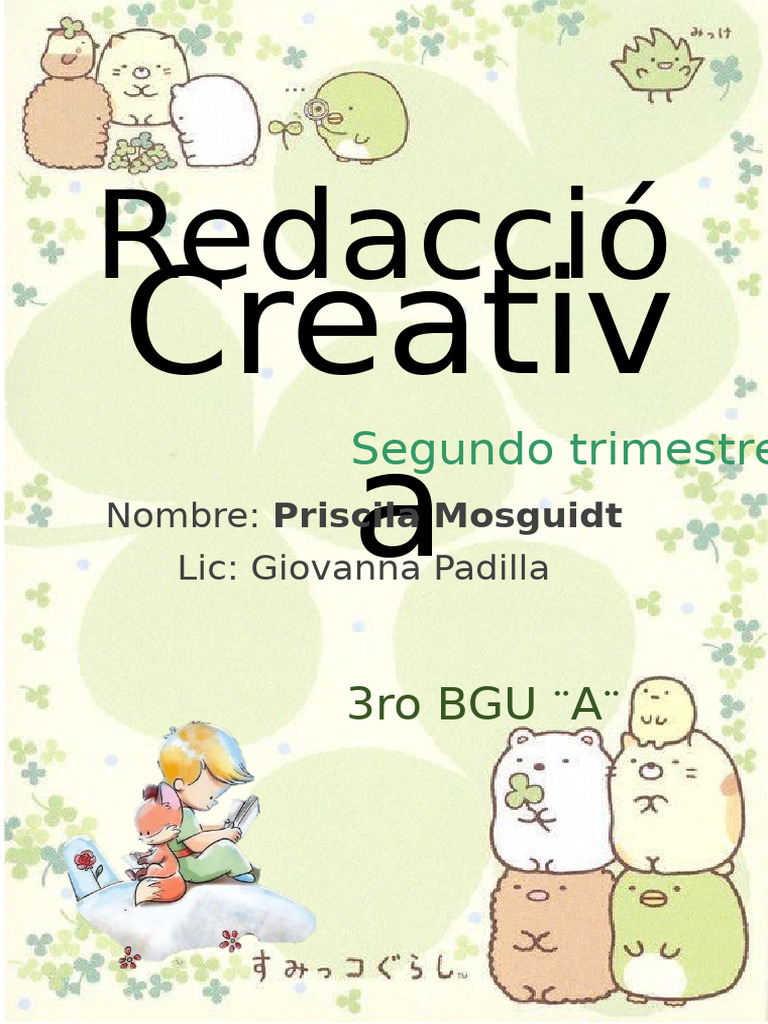 Caratula Redaccion | PDF