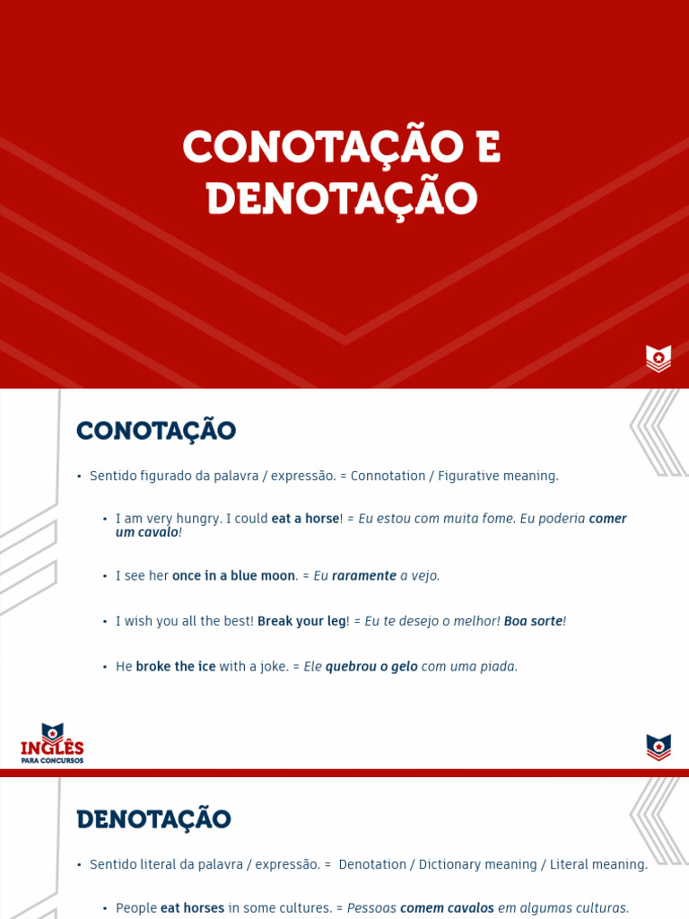 Conotação e denotação | PDF