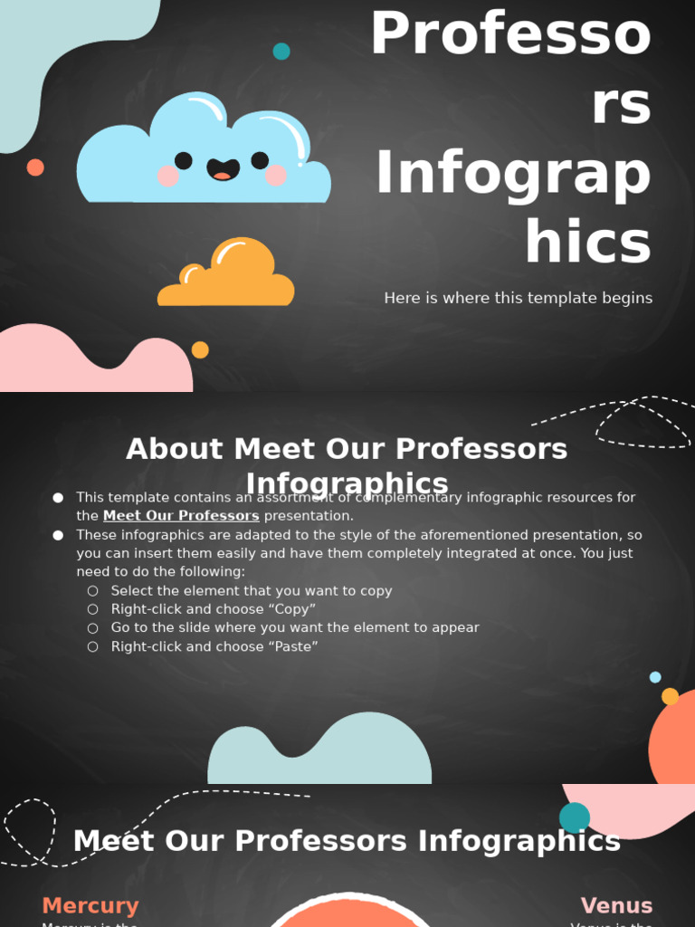 Meet Our Professors Infographics by Slidesgo | PDF | Planets | Planets ...