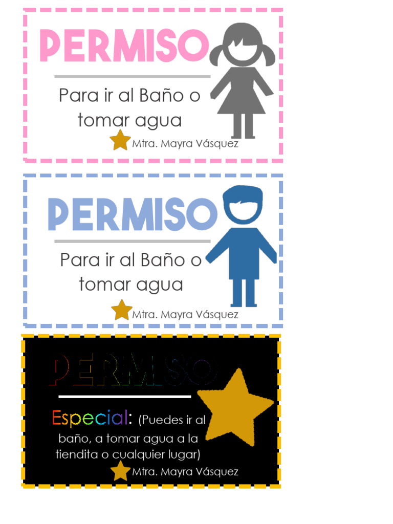 Permisos para el baño Mayra | PDF