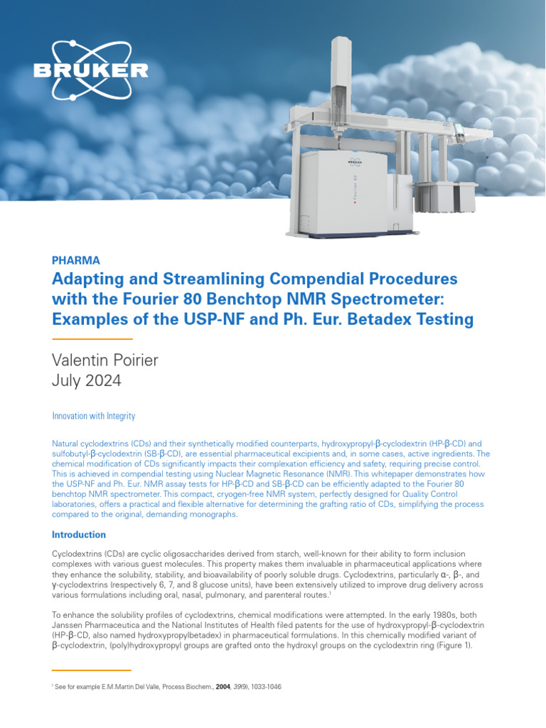 Streamlining Compendial Procedures With Benchtop NMR - Example of The ...