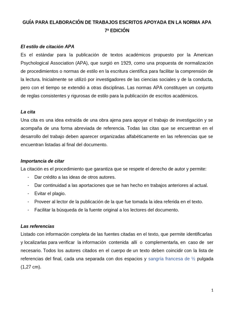 Guía Elaboración Formato Apa 7 Ed | PDF | Estilo apa | Youtube