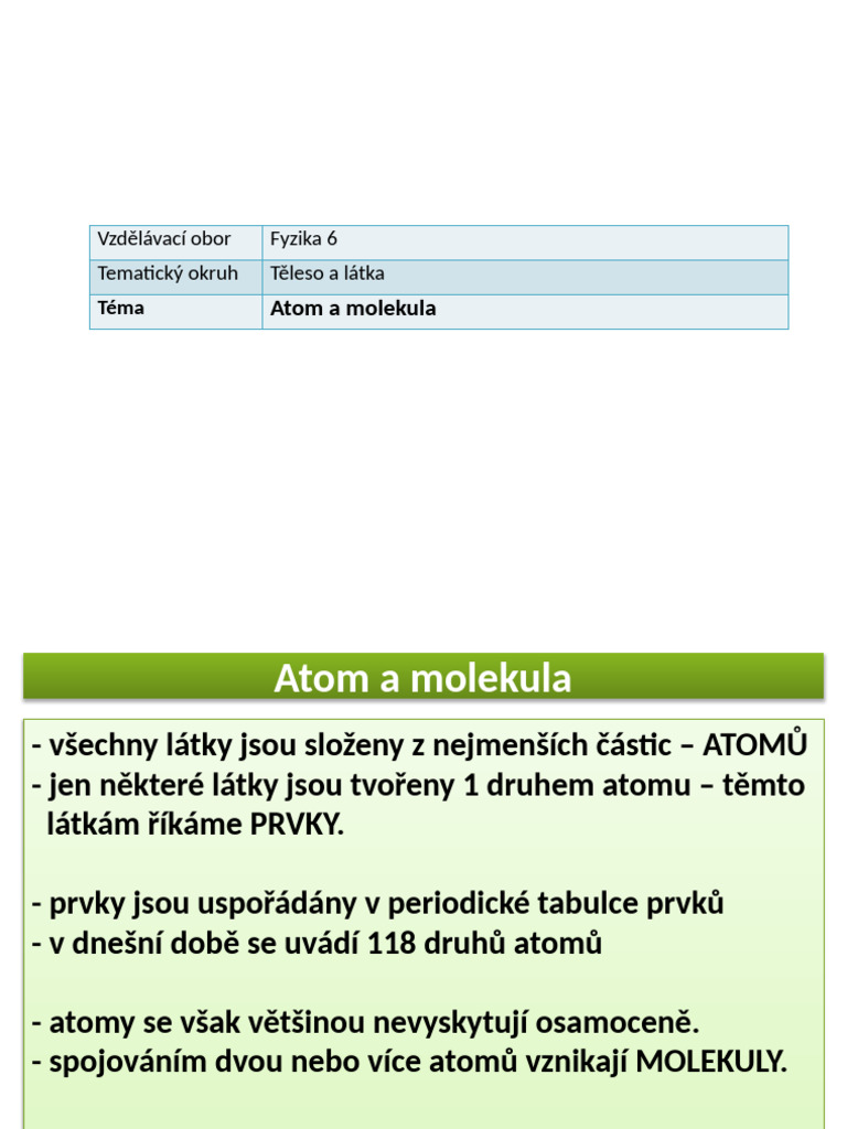 3-3 - Atom A Molekula | PDF