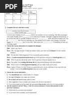 Oxford Placement Test Sample Questions | PDF