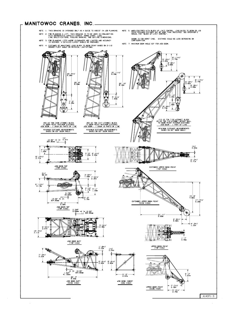Hook-Boom Clearances A14371 | PDF
