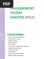 MSA Measurement System Analysis Manual | PDF