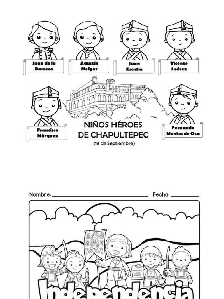 Colorea Septiembre | PDF