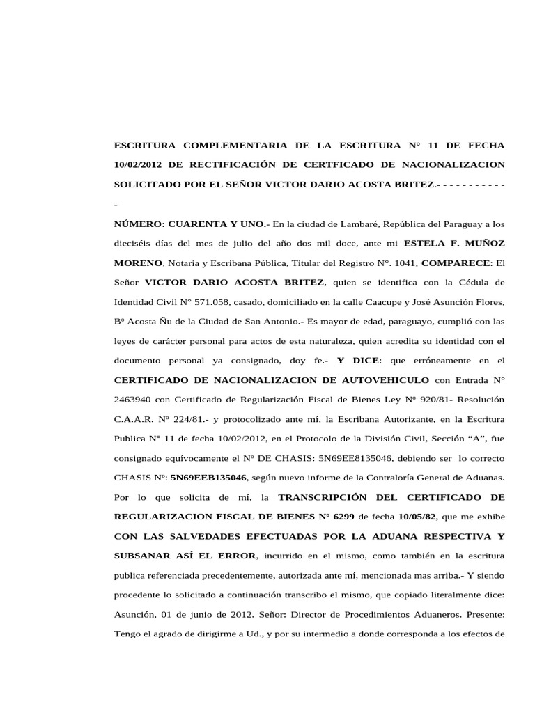 Escrit. Complementaria Victor Dario Acosta Britezreyes 1 | PDF