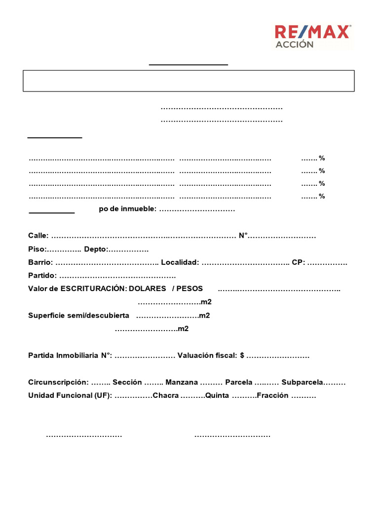 Formulario Pedido de Coti | PDF