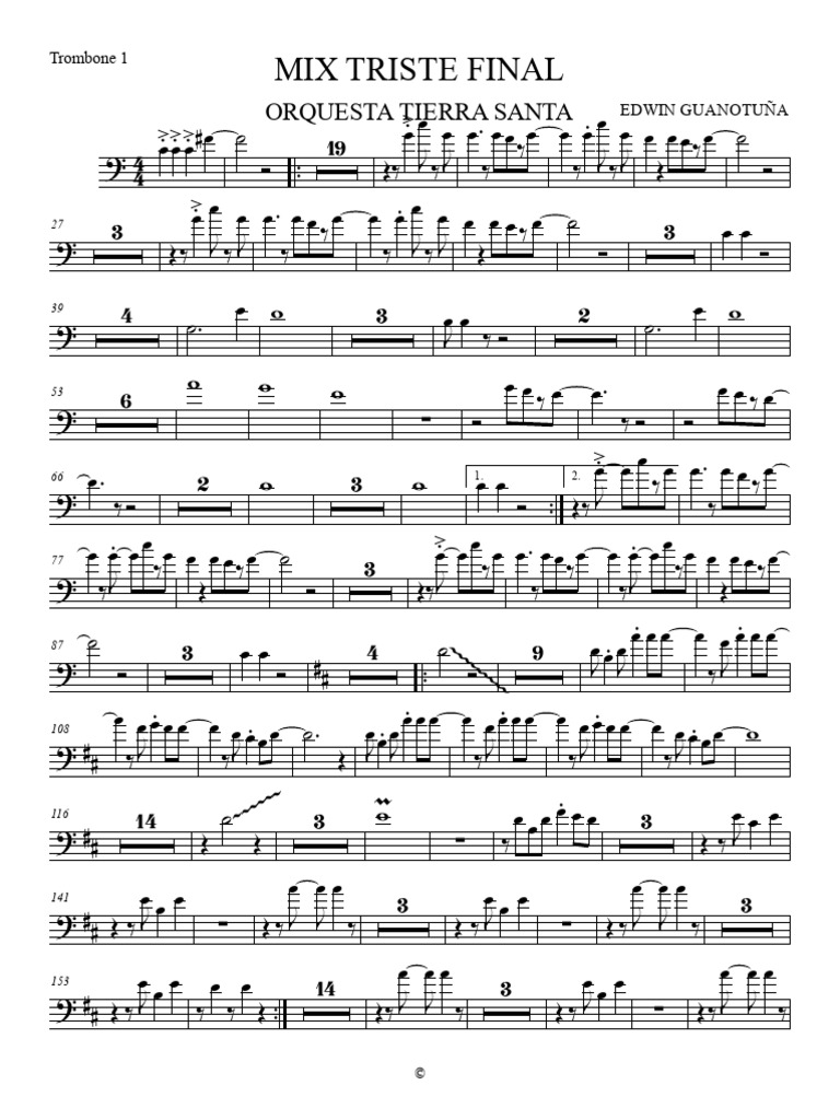 Mix Triste Finaltrombon1 - 093519 | PDF