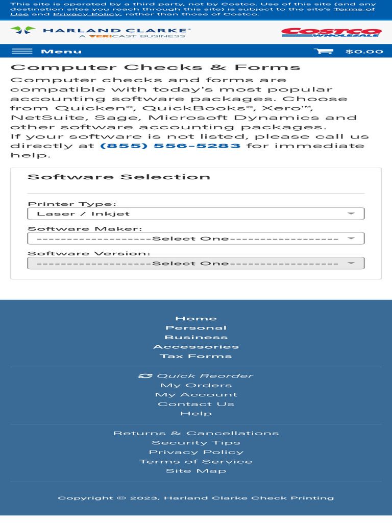 Computer Business Checks & Forms - Order Online Costco Checks | PDF
