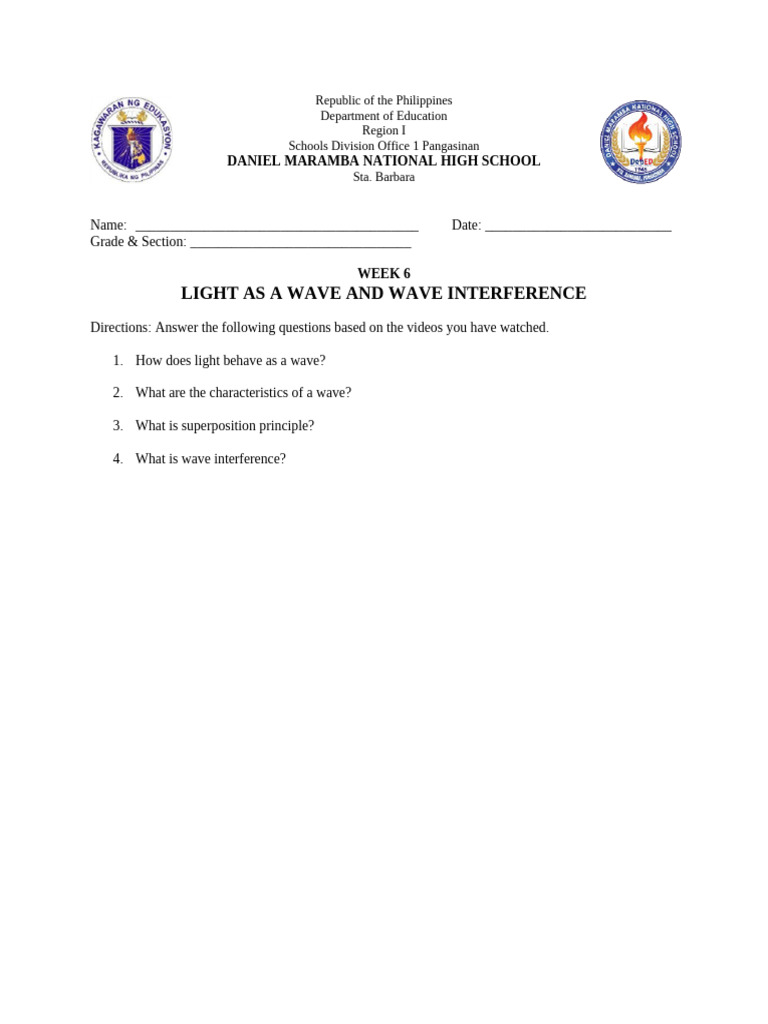 Week 6 Pre-Class Assessment | PDF