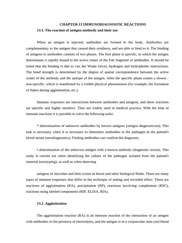 Chapter 13 Immunodiagnostic Reactions | PDF | Antibody | Elisa