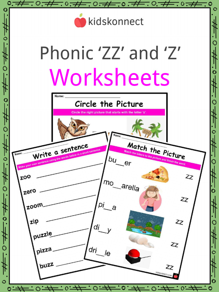 Sample Phonics ZZ and Z Sound | PDF | Social Information Processing ...