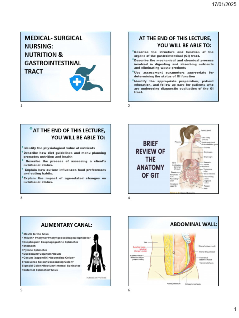 Handout-GI | PDF | Carbohydrates | Gastroenterology