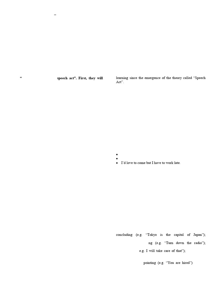 Review of Invitation Speech Acts | PDF | Learning | Human Communication