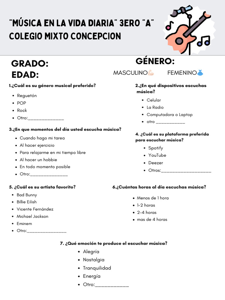 Black and White Printable Teacher Performance Evaluation Survey ...