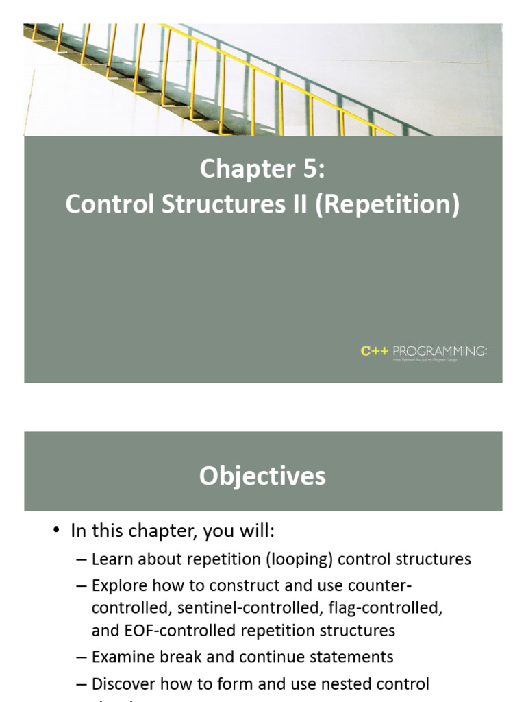 Chapter 05 | PDF | Control Flow | Computer Programming