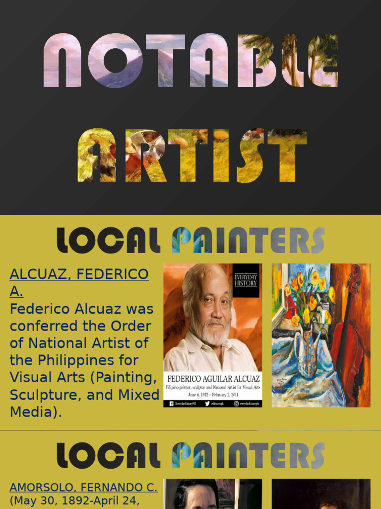 NOTABLE ARTISTS | PDF | Raphael | Impressionism