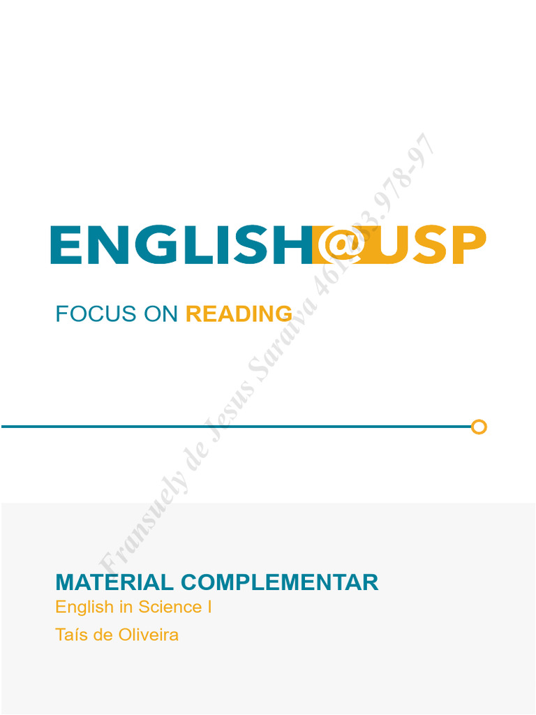 Material Complementar Aula 03 | PDF | Science | Educação em Artes Liberais
