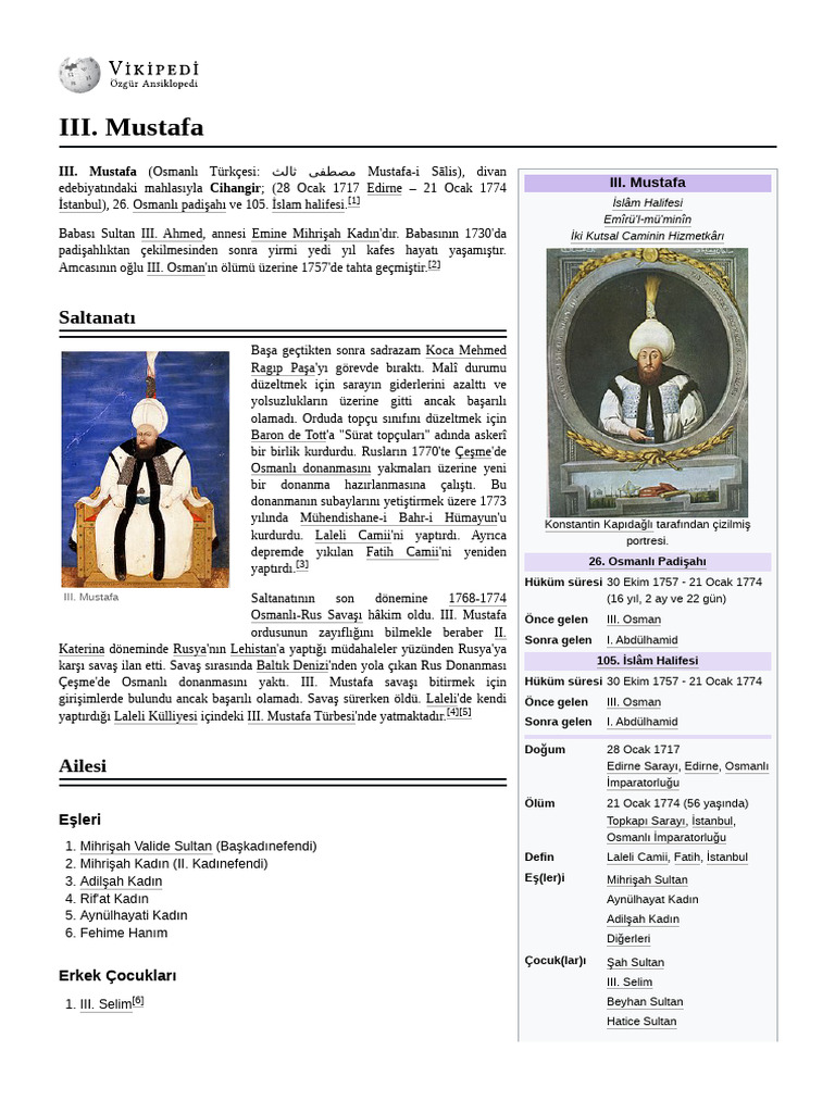 III. Mustafa | PDF
