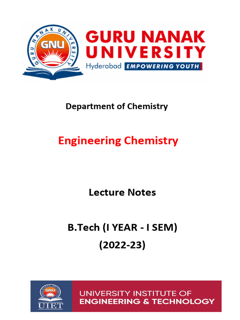 Engineering Chemistry Module 1 | PDF | Alkalinity | Hydroxide