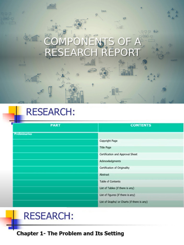 Parts of A Research Paper Chapters 1 5 | PDF