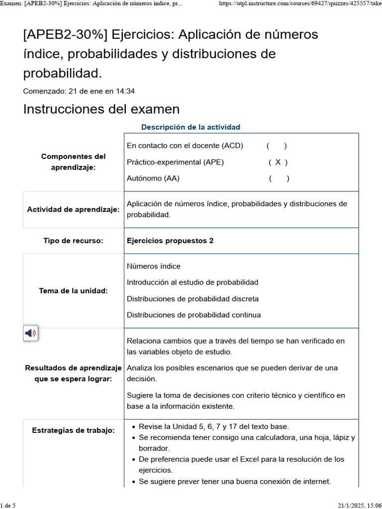 Examen_ [APEB2-30_] Ejercicios_ Aplicación de números índice, probabilidades y distribuciones de ...