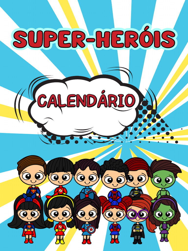 CALENDARIO SUPER HEROIS VKCQLD PDF | PDF